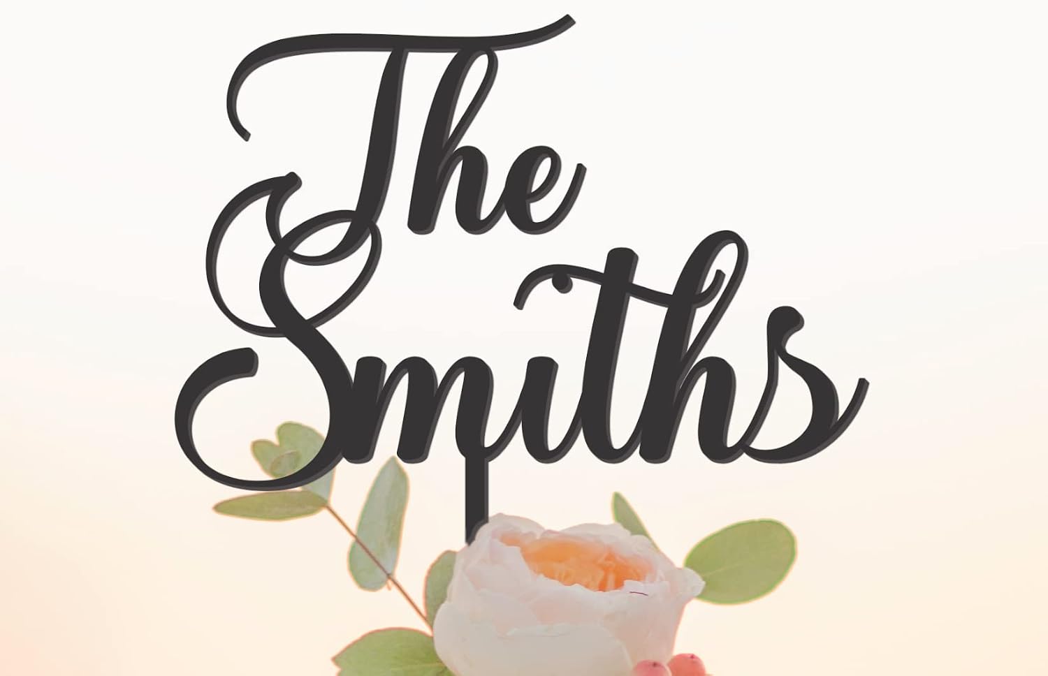 Personalized Custom cursive wording Wedding Cake Australia | Ubuy