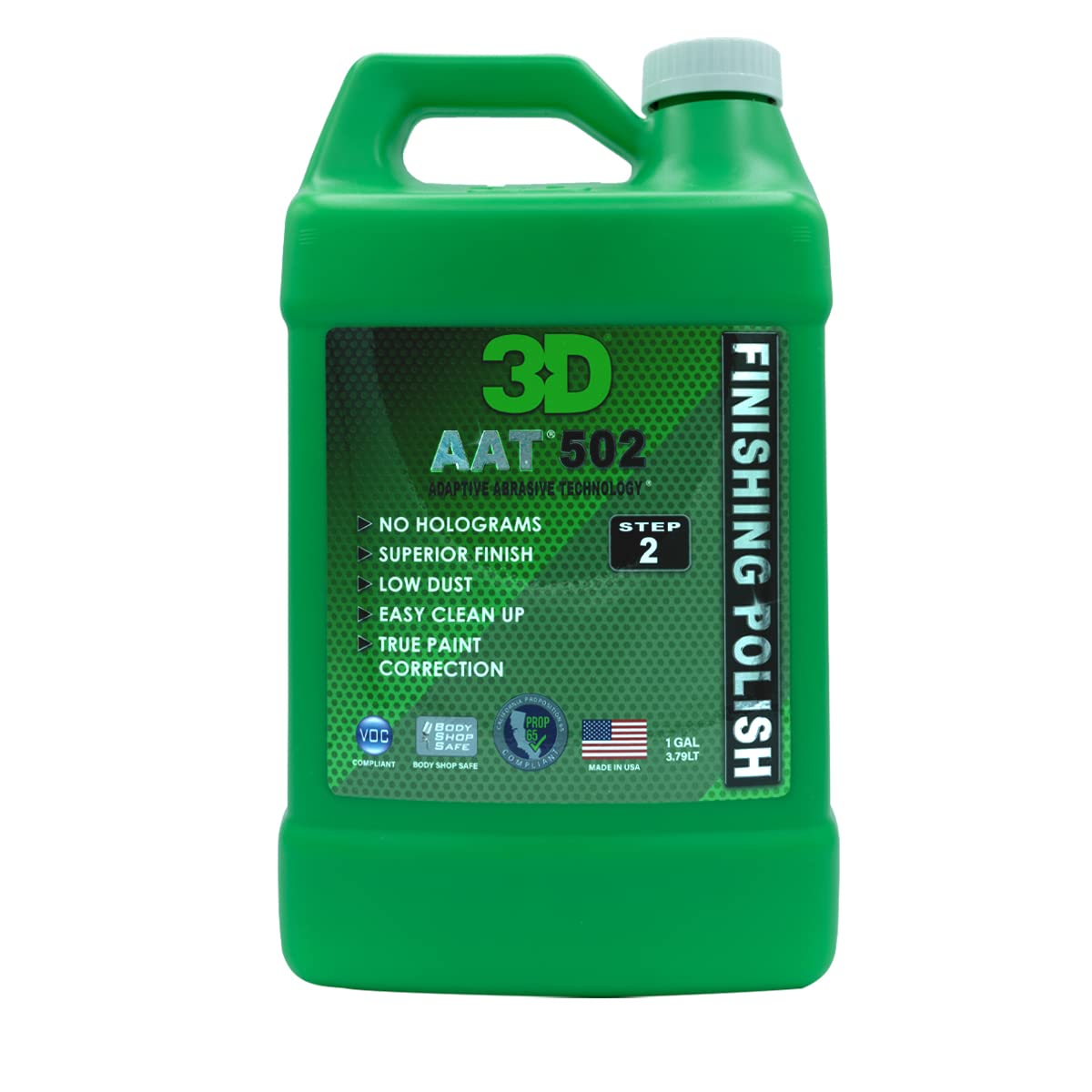 8oz 3D AAT 502 Finishing Polish - Step 2 Body Shop Australia | Ubuy