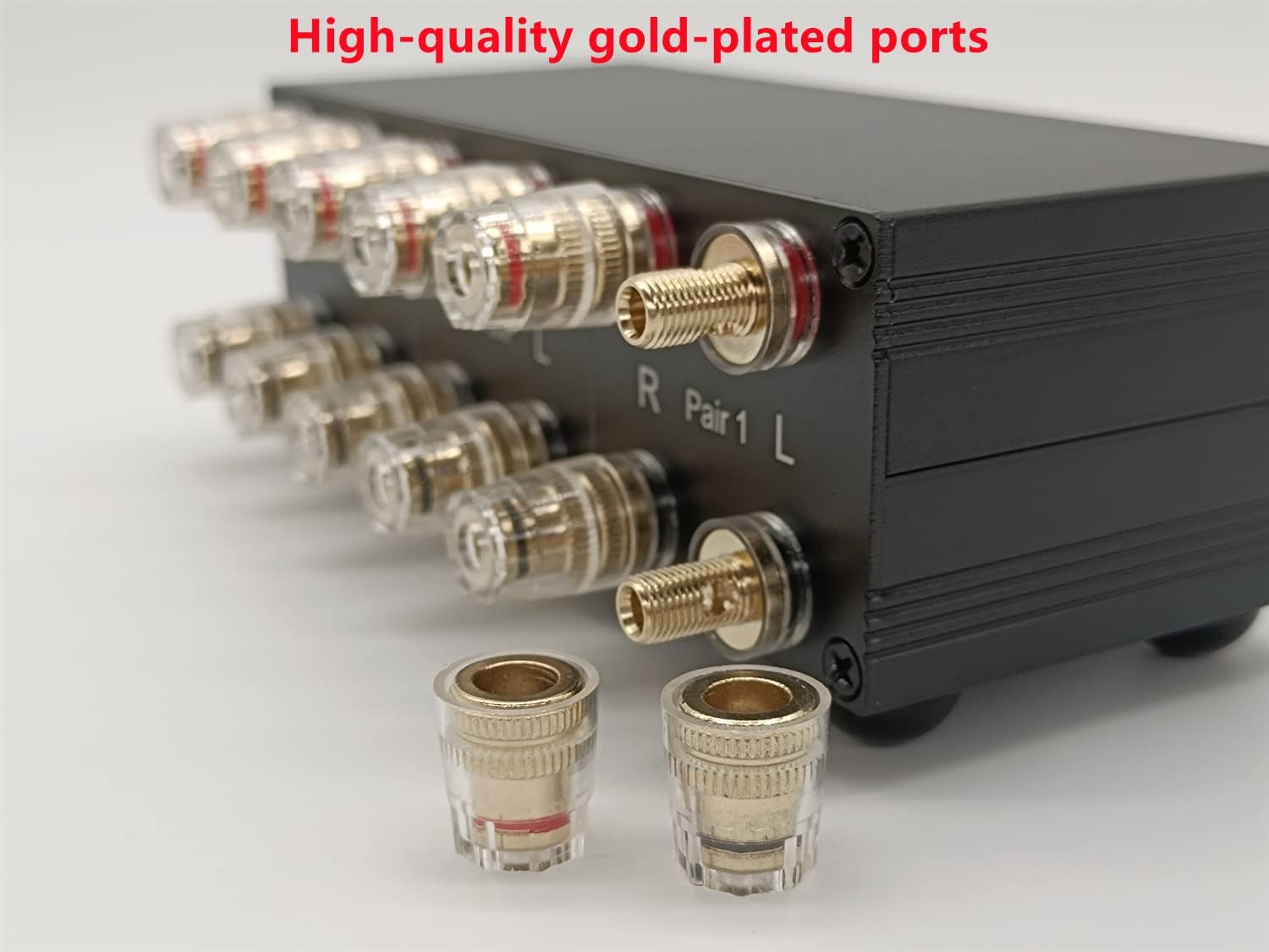 Buy Premium 2 Zone Speaker Selector Switch Box, 2 Way Stereo Audio ...