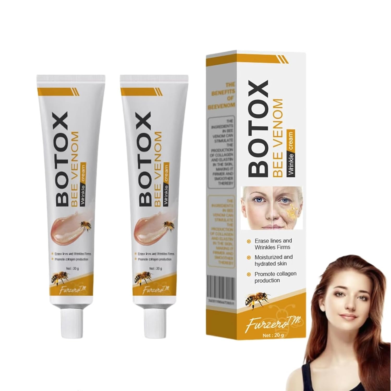 Furzero Botox Bee Venom Wrinkle Removal Cream, Australia | Ubuy