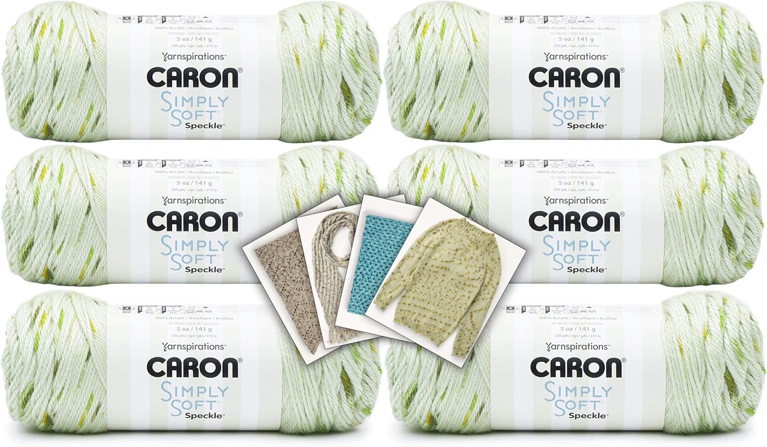Caron Simple Soft Speckle Yarn - 6 Pack with Australia | Ubuy