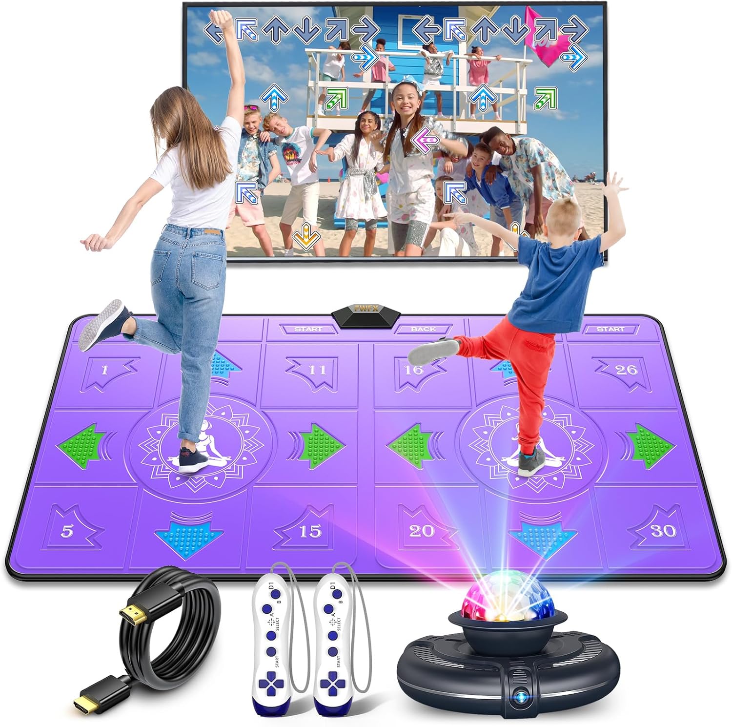 Dance Mat for Kids and Adults - Double User Wireless Australia | Ubuy